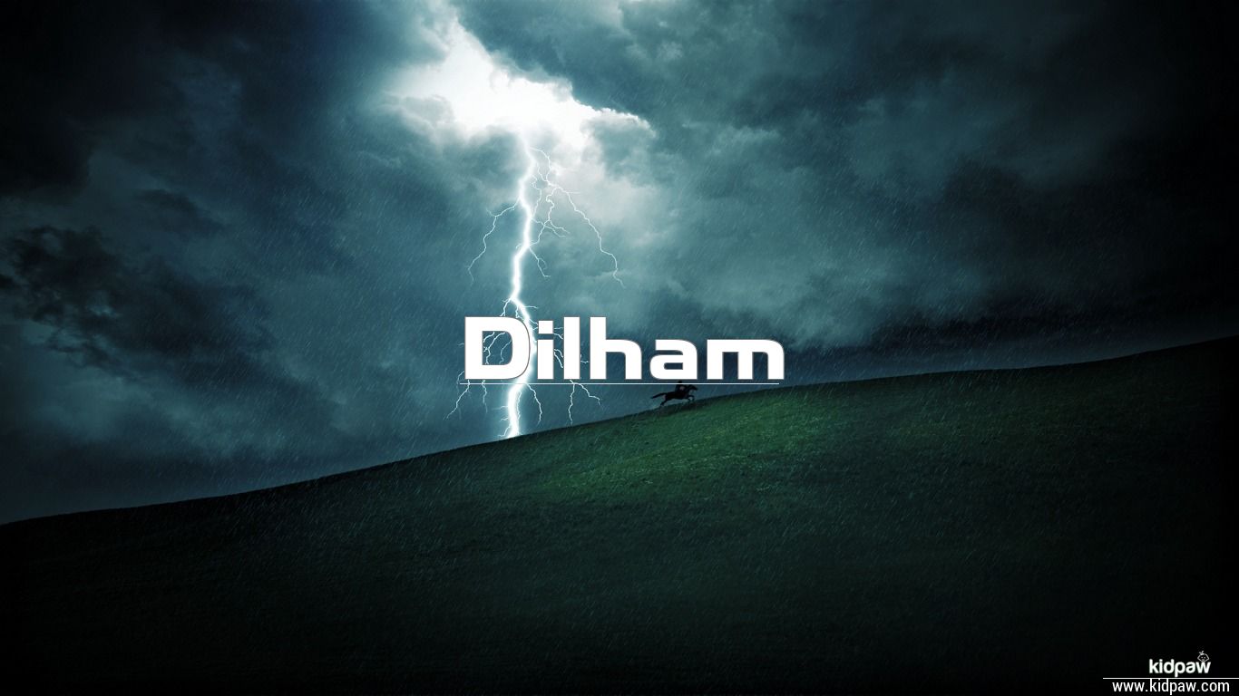 Dilham 3D Name Wallpaper for Mobile, Write Name on Photo Online