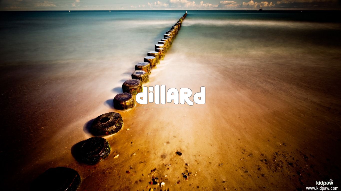 Dillard 3D Name Wallpaper for Mobile, Write Name on Photo Online