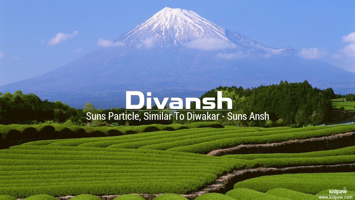 Divansh 3D Name Wallpaper for Mobile, Write दीवंश Name on Photo Online