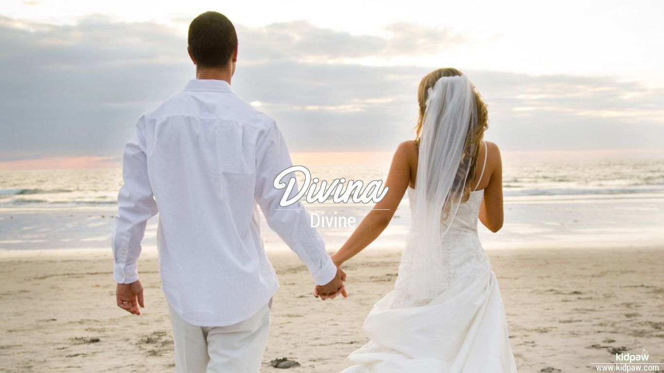 Divina 3D Name Wallpaper for Mobile, Write दीवीना Name on Photo Online