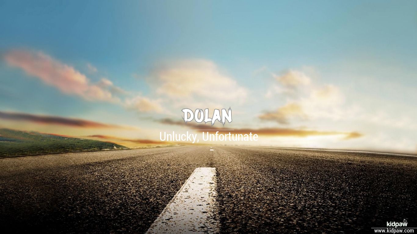 Dolan 3D Name Wallpaper for Mobile, Write Name on Photo Online