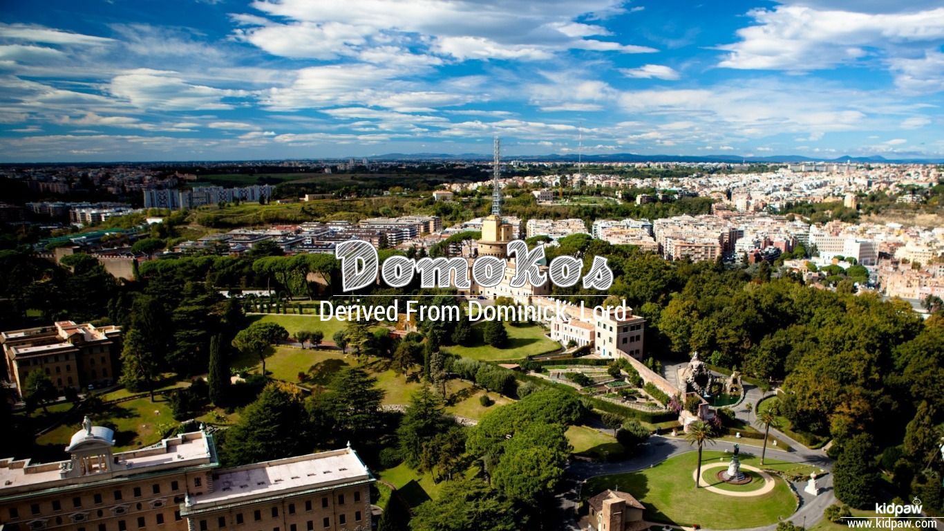 Domokos 3D Name Wallpaper for Mobile, Write Name on Photo Online