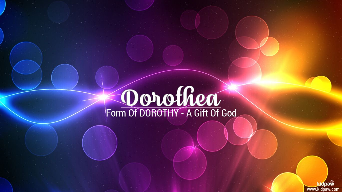 Dorothea 3D Name Wallpaper for Mobile, Write Name on Photo Online