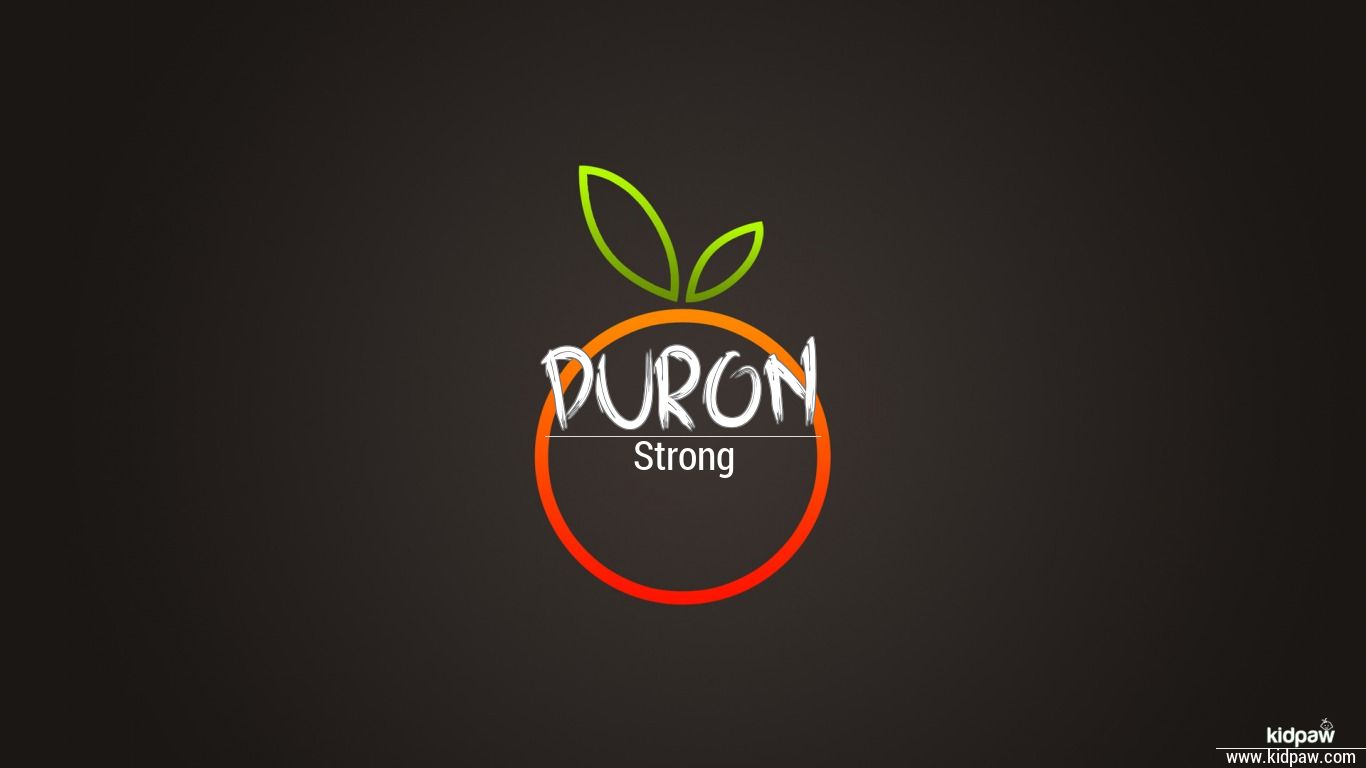 Duron 3D Name Wallpaper for Mobile, Write Name on Photo Online
