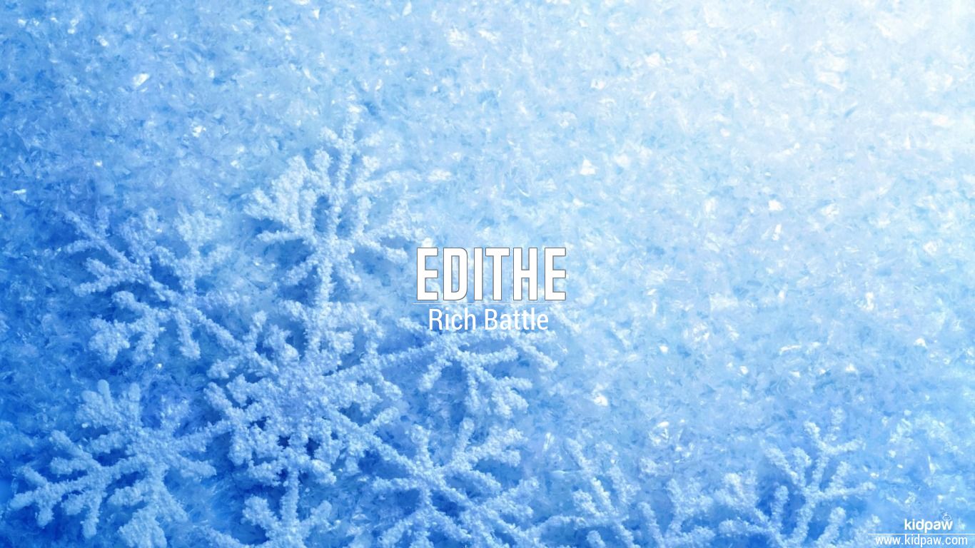 Edithe 3D Name Wallpaper for Mobile, Write Name on Photo Online
