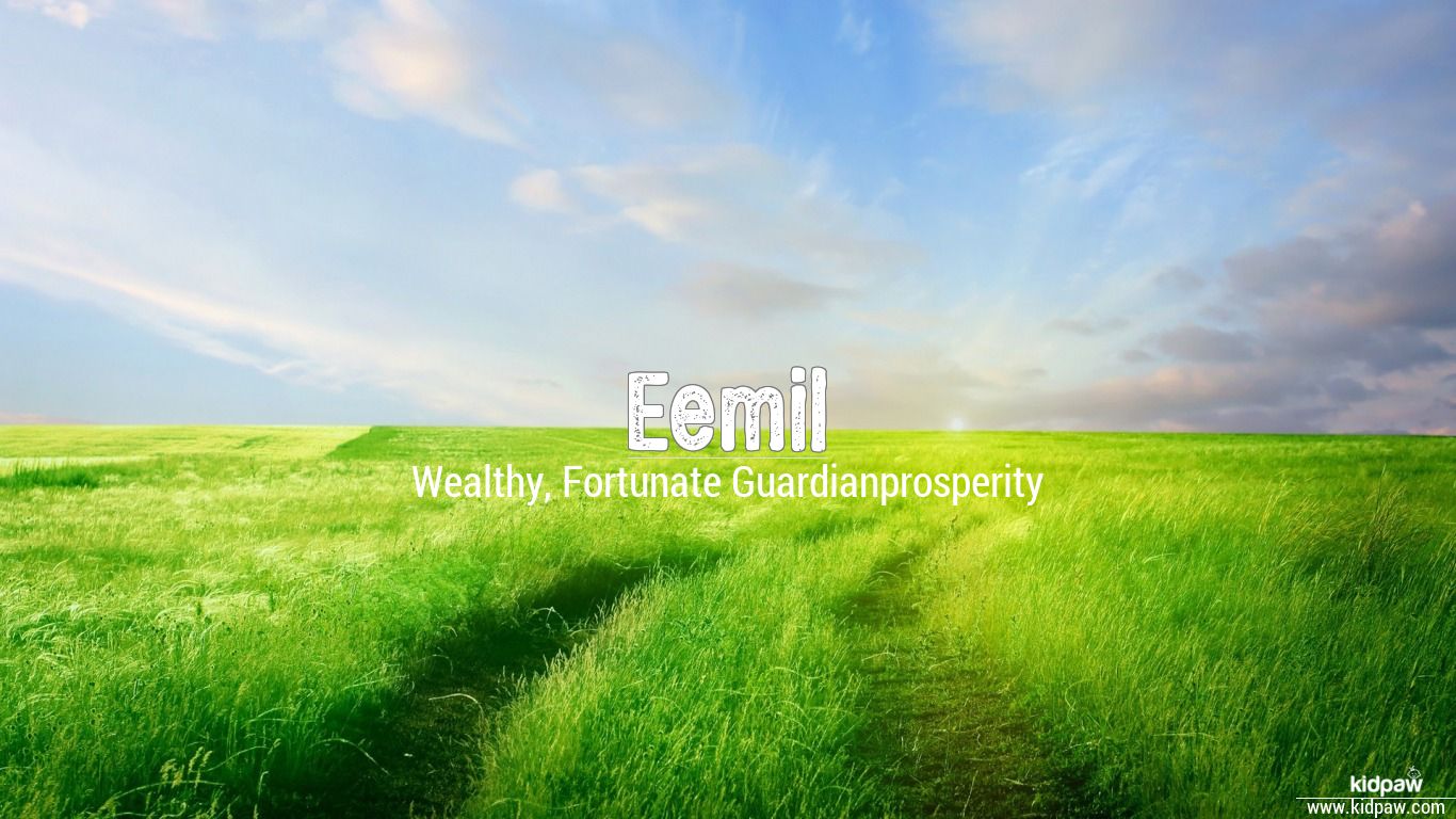 Eemil 3D Name Wallpaper for Mobile, Write Name on Photo Online