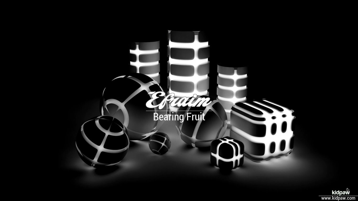 Efraim 3D Name Wallpaper for Mobile, Write Name on Photo Online