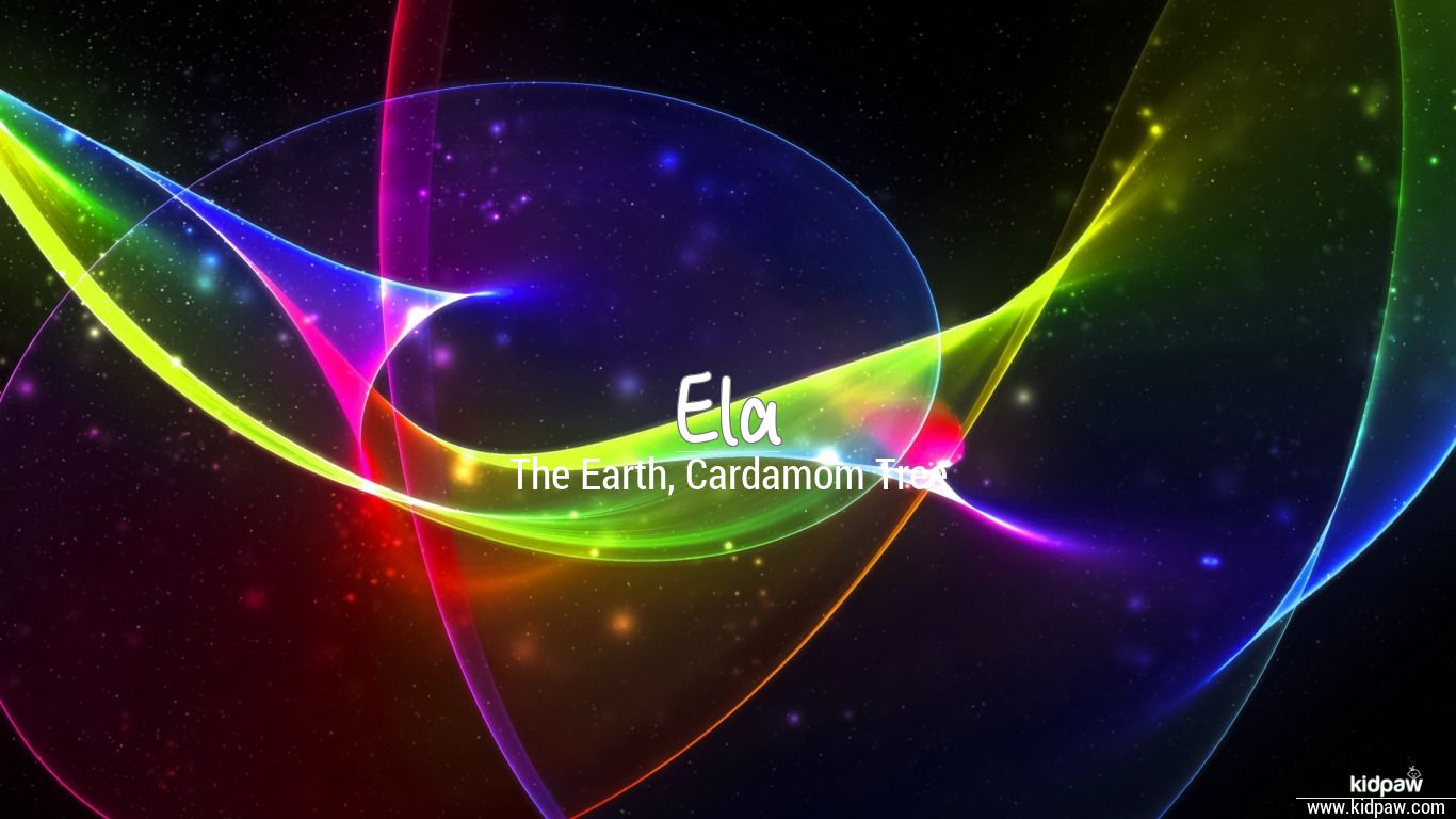 Ela 3D Name Wallpaper for Mobile, Write एला Name on Photo Online