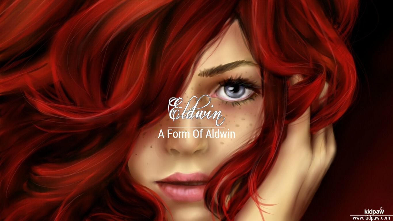 Eldwin 3D Name Wallpaper for Mobile, Write Name on Photo Online
