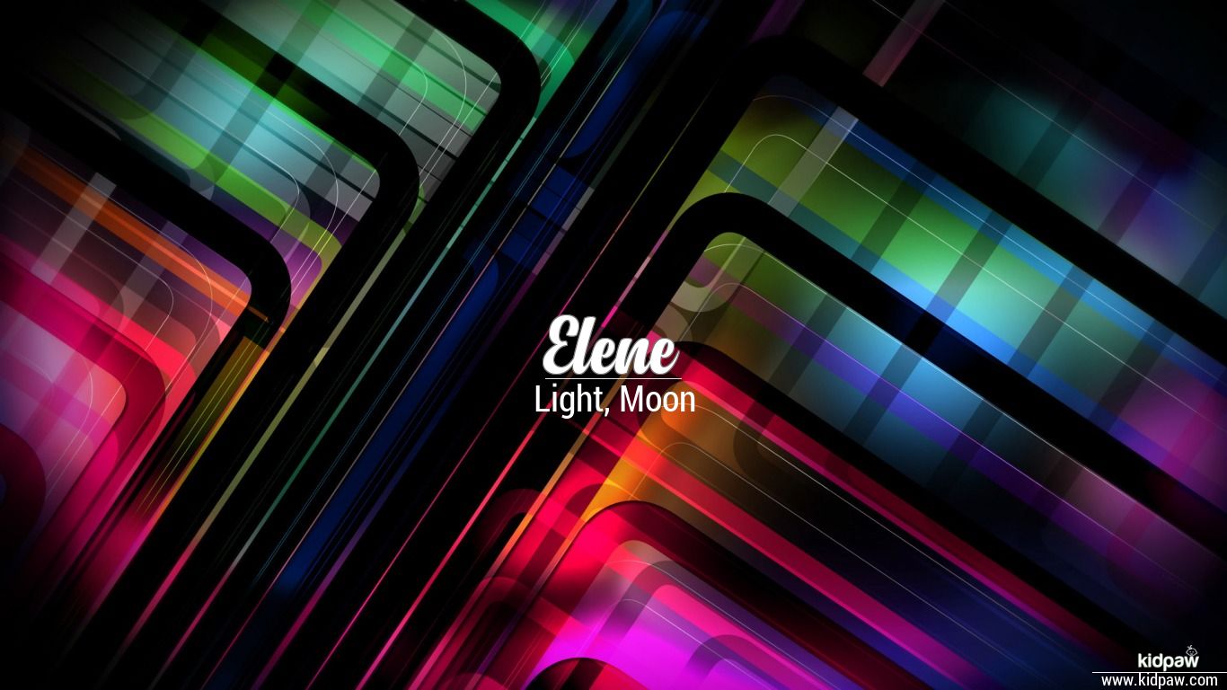 Elene 3D Name Wallpaper for Mobile, Write Name on Photo Online