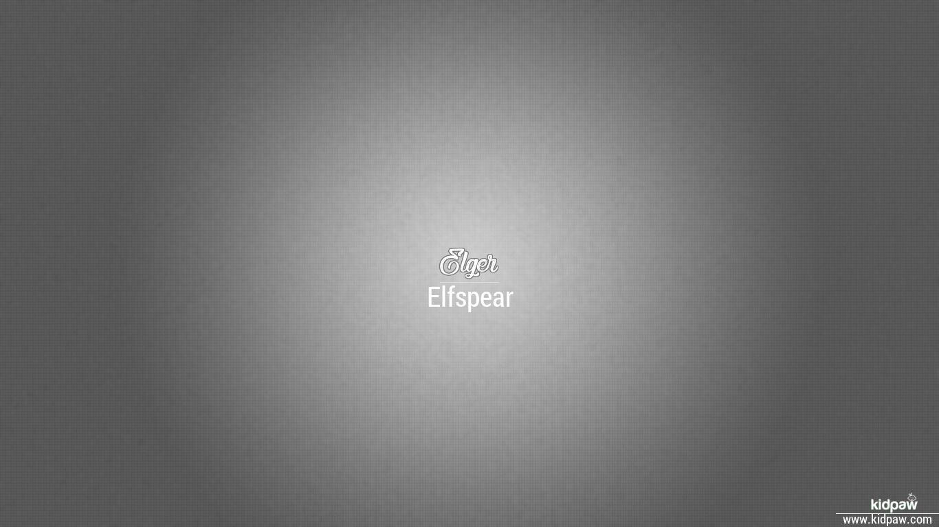 Elger 3D Name Wallpaper for Mobile, Write Name on Photo Online