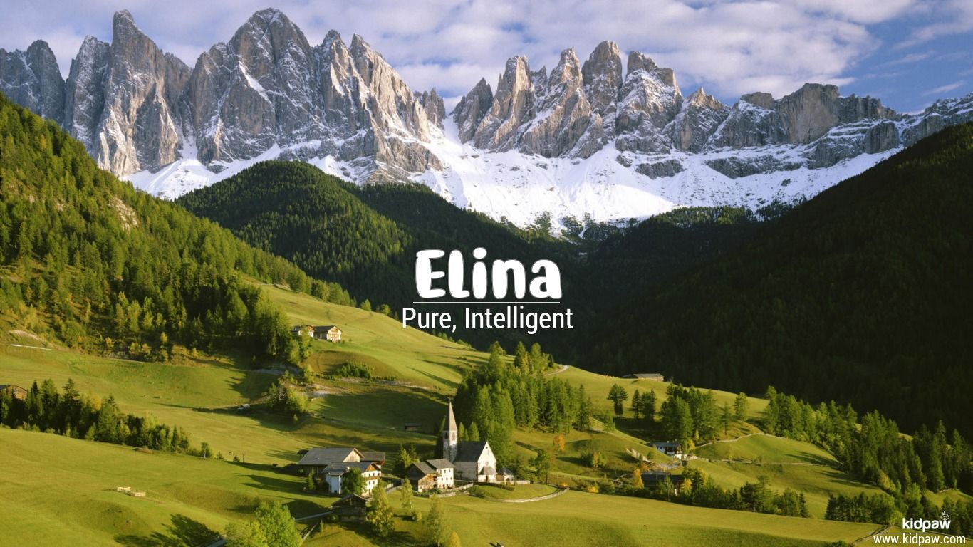Elina 3D Name Wallpaper for Mobile, Write एलीना Name on Photo Online