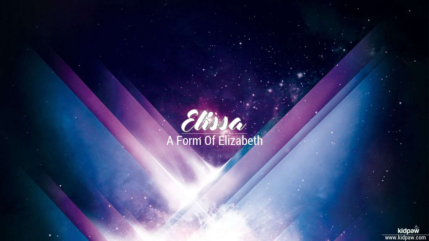 Elissa 3D Name Wallpaper for Mobile, Write Name on Photo Online