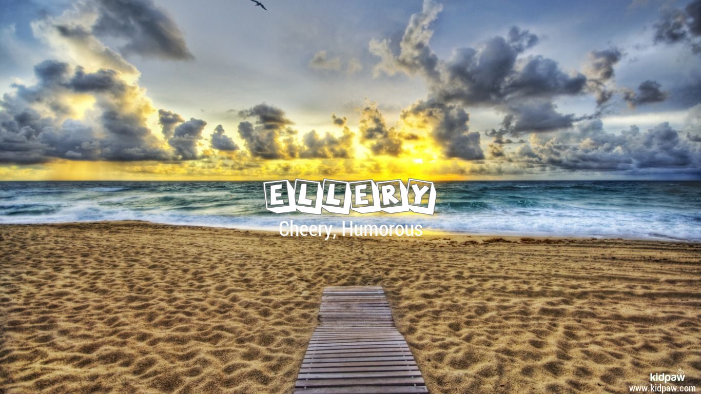 Ellery 3D Name Wallpaper for Mobile, Write Name on Photo Online
