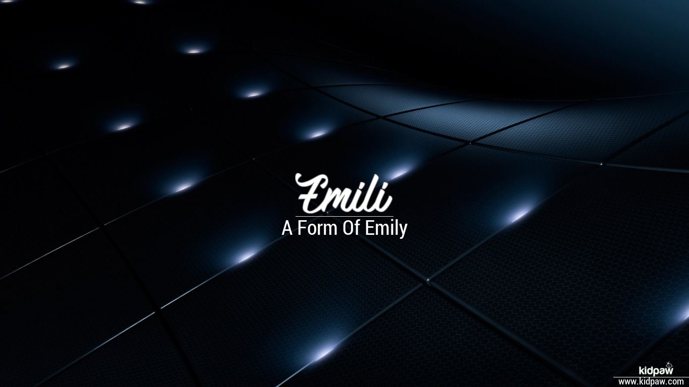 Emili 3D Name Wallpaper for Mobile, Write Name on Photo Online