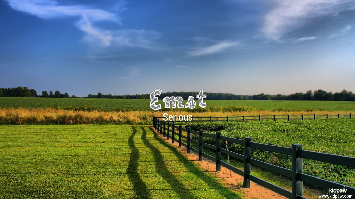 Emst 3D Name Wallpaper for Mobile, Write Name on Photo Online