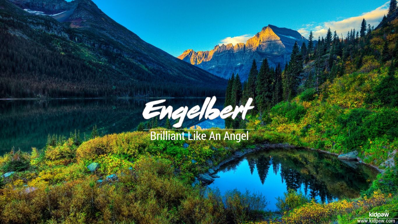 Engelbert 3D Name Wallpaper for Mobile, Write Name on Photo Online