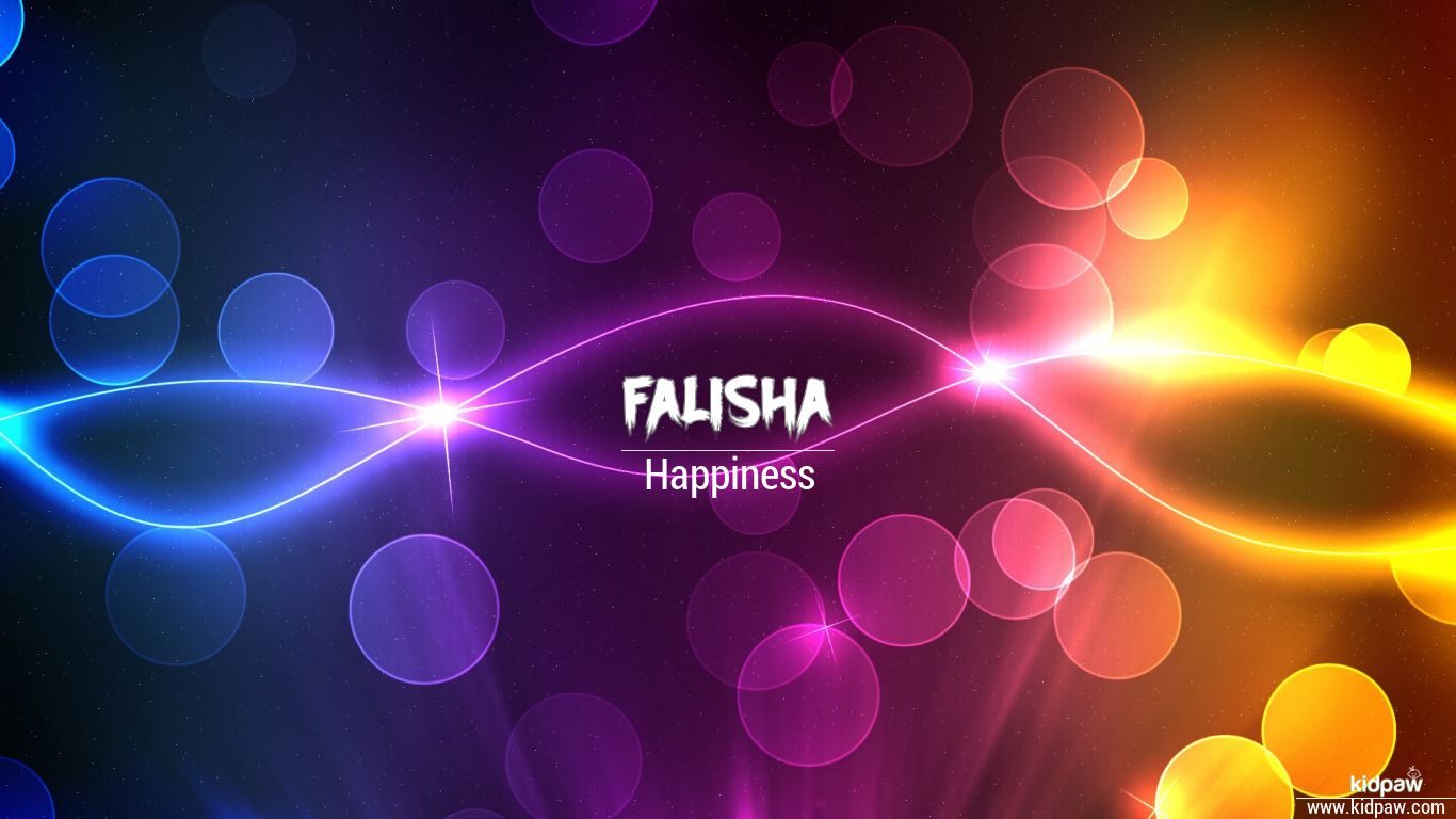 Falisha 3D Name Wallpaper for Mobile, Write فلیشا Name on Photo Online