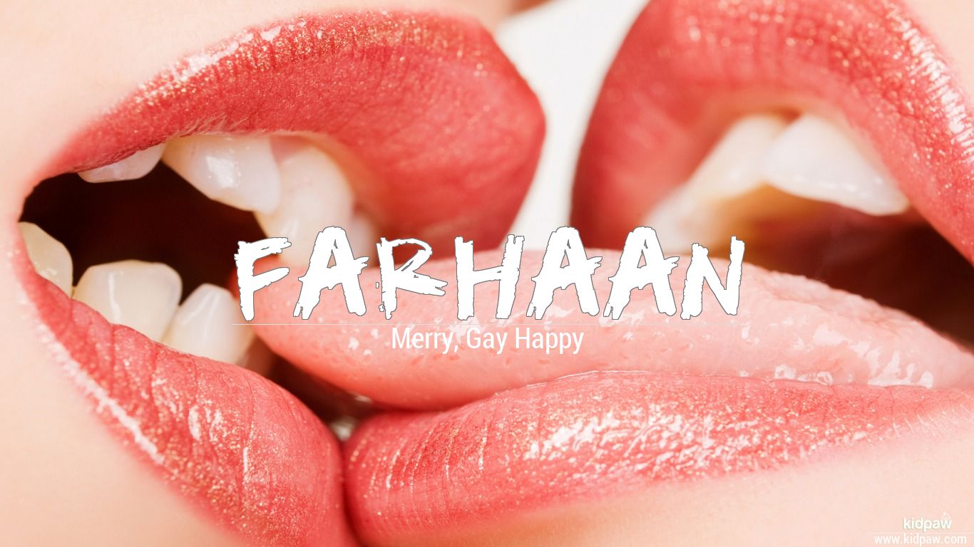 Farhaan 3D Name Wallpaper for Mobile, Write Name on Photo Online