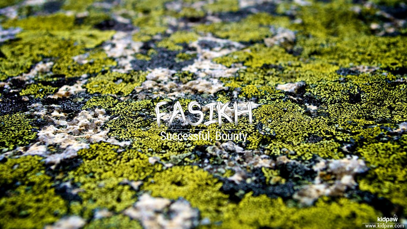 Fasikh 3D Name Wallpaper for Mobile, Write فسخ Name on Photo Online