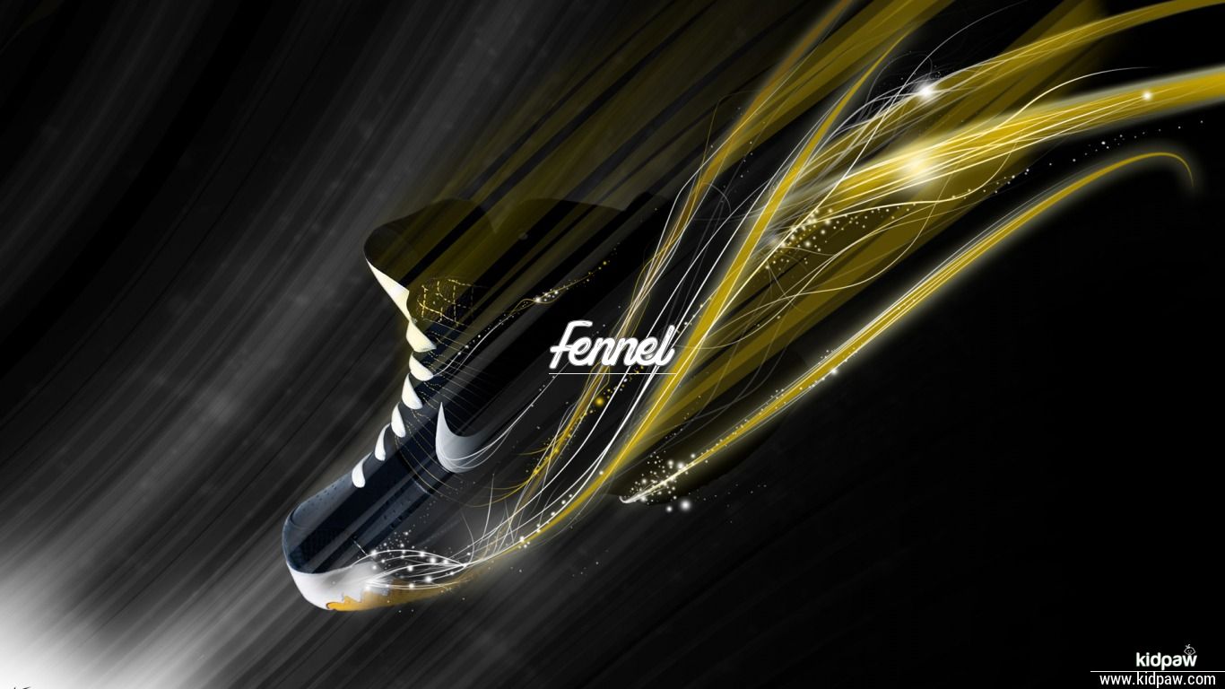 Fennel 3D Name Wallpaper for Mobile, Write Name on Photo Online