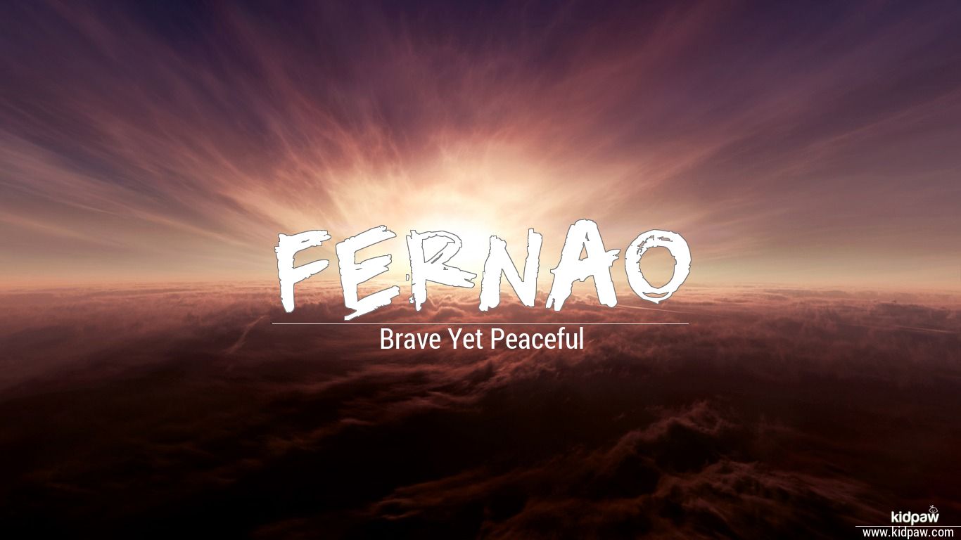 Fernao 3D Name Wallpaper for Mobile, Write Name on Photo Online
