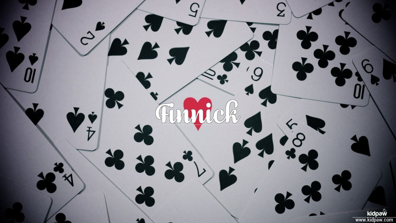 Finnick 3D Name Wallpaper for Mobile, Write Name on Photo Online