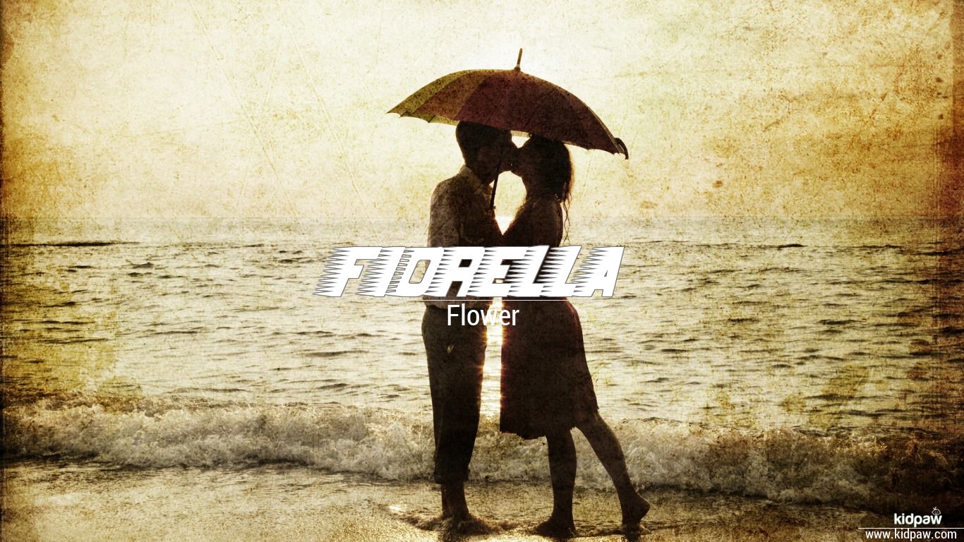 Fiorella 3D Name Wallpaper for Mobile, Write Name on Photo Online