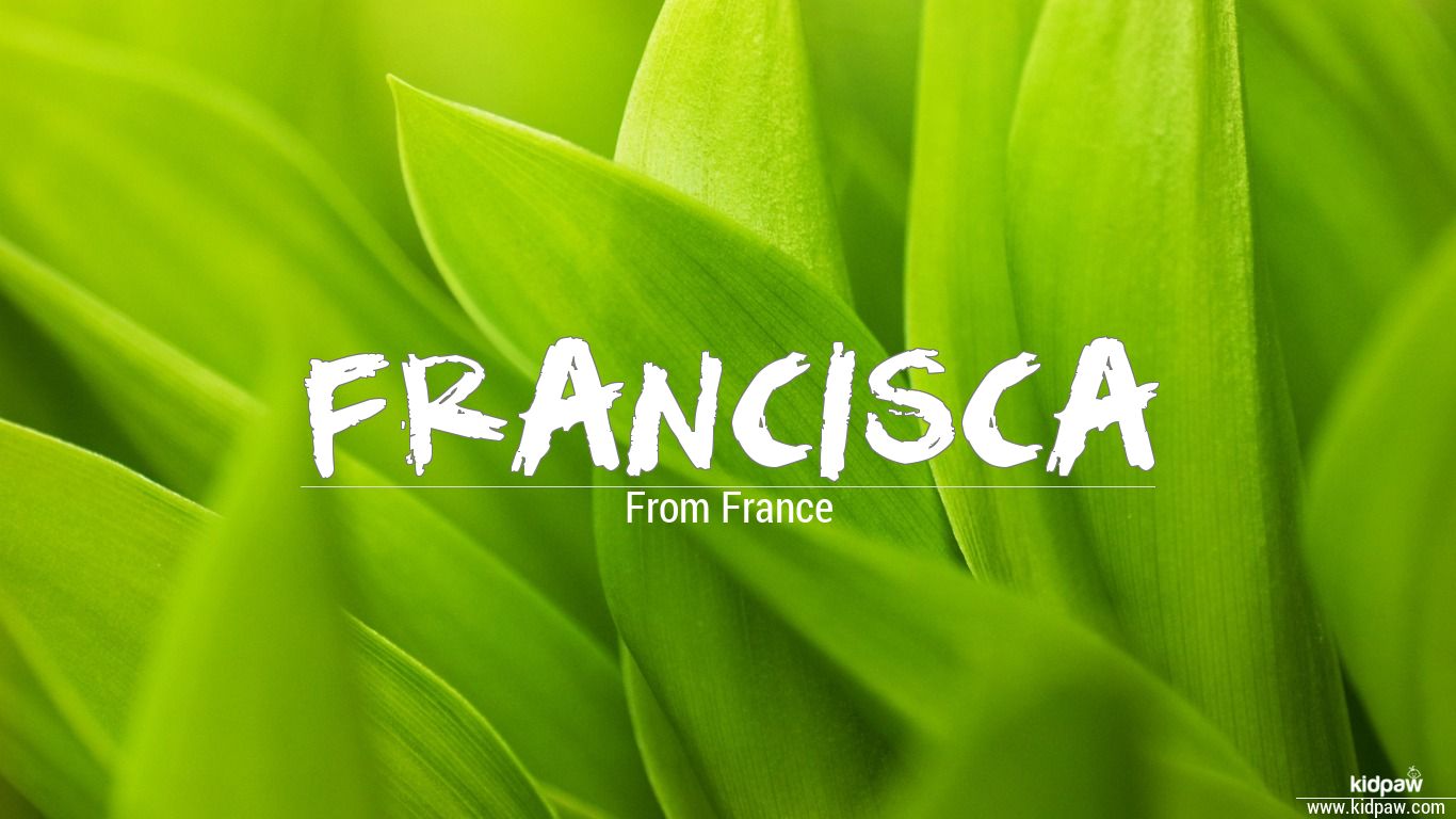 Francisca 3D Name Wallpaper for Mobile, Write Name on Photo Online