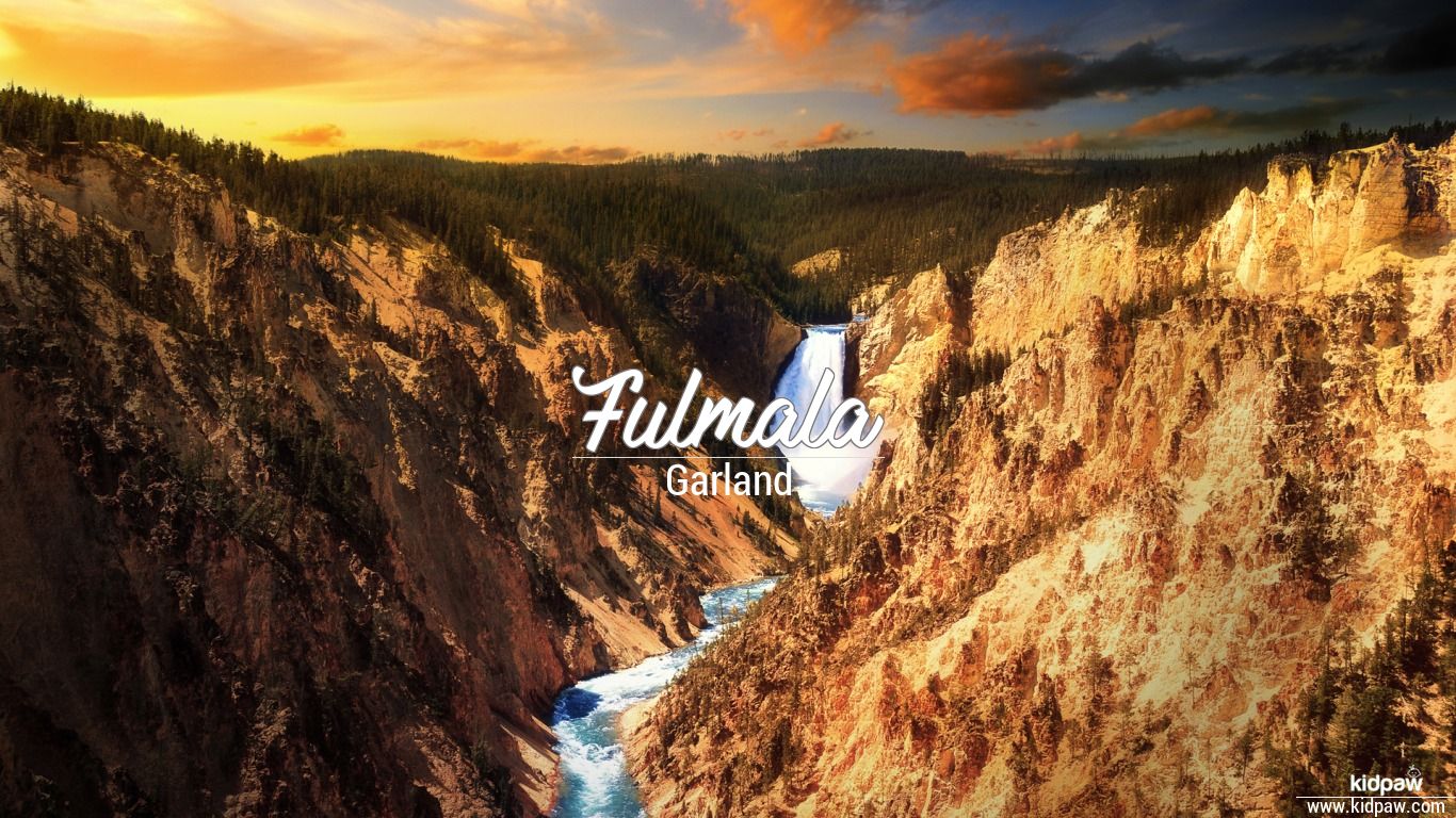 Fulmala 3D Name Wallpaper for Mobile, Write फूलमाला Name on Photo Online