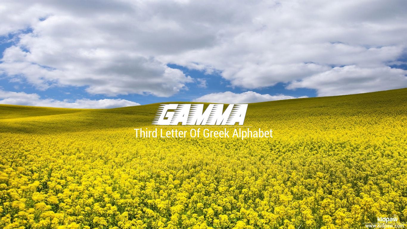 Gamma 3D Name Wallpaper for Mobile, Write Name on Photo Online