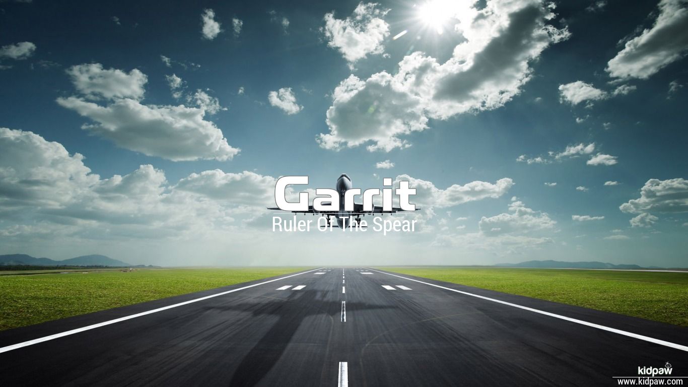 Garrit 3D Name Wallpaper for Mobile, Write Name on Photo Online