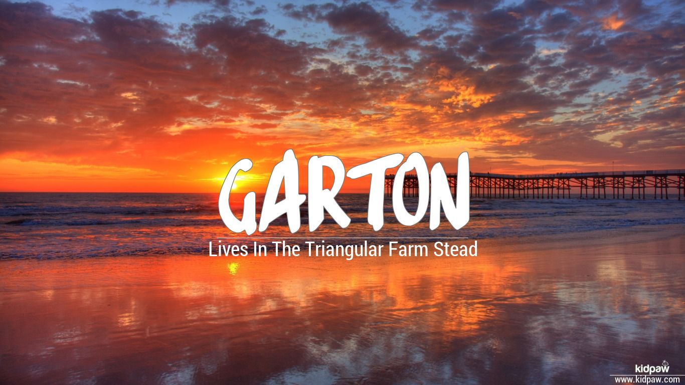 Garton 3D Name Wallpaper for Mobile, Write Name on Photo Online