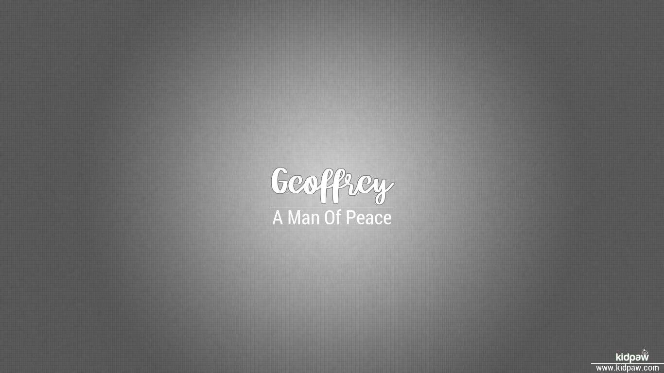 Geoffrey 3D Name Wallpaper for Mobile, Write Name on Photo Online