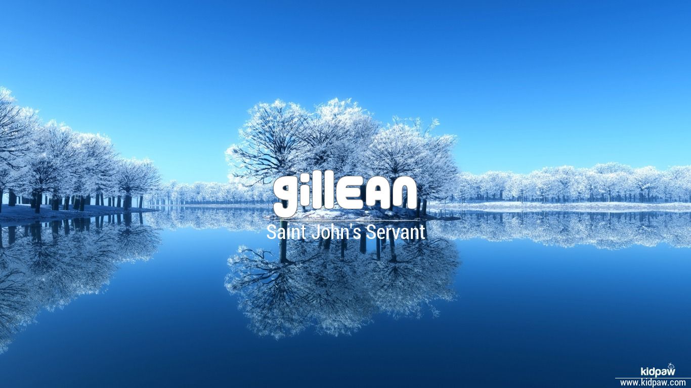 Gillean 3D Name Wallpaper for Mobile, Write Name on Photo Online