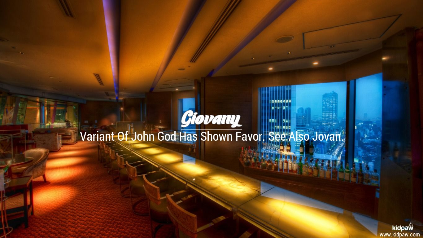 Giovany 3D Name Wallpaper for Mobile, Write Name on Photo Online