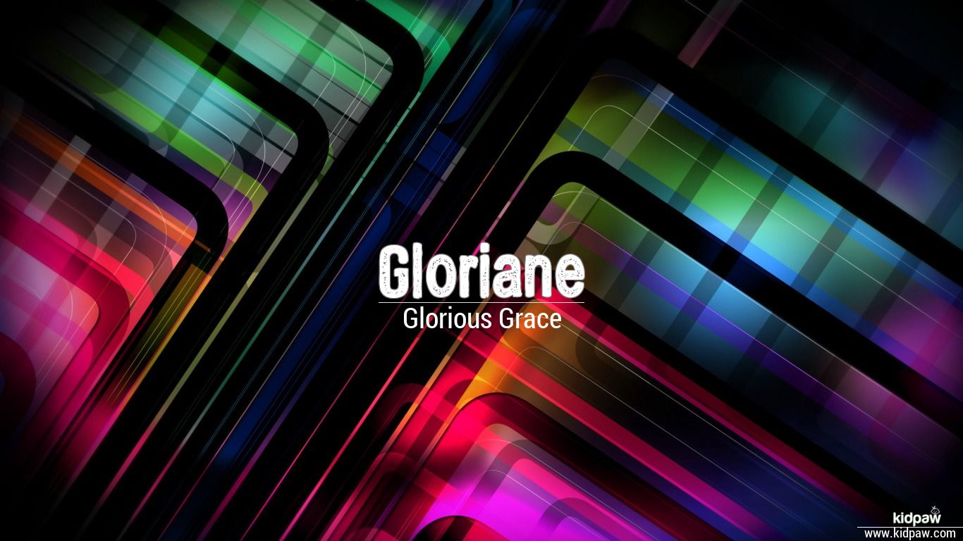 Gloriane 3D Name Wallpaper for Mobile, Write Name on Photo Online