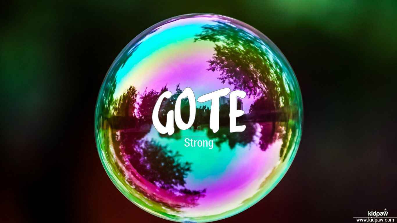 Gote 3D Name Wallpaper for Mobile, Write Name on Photo Online