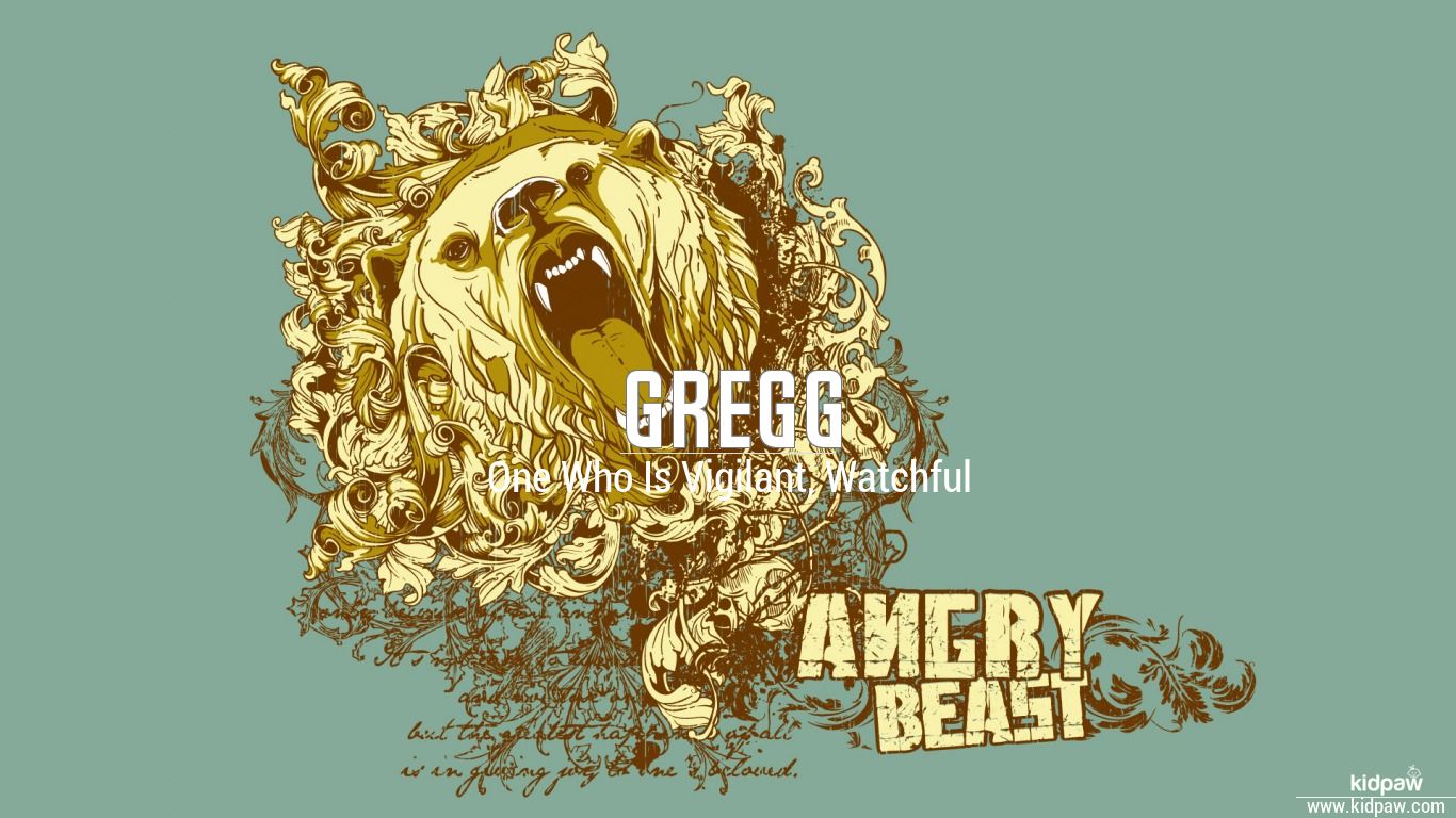 Gregg 3D Name Wallpaper for Mobile, Write Name on Photo Online