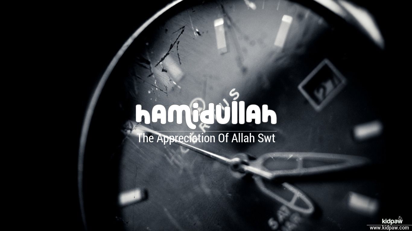 Hamidullah 3D Name Wallpaper for Mobile, Write حمیداللہ Name on Photo Online