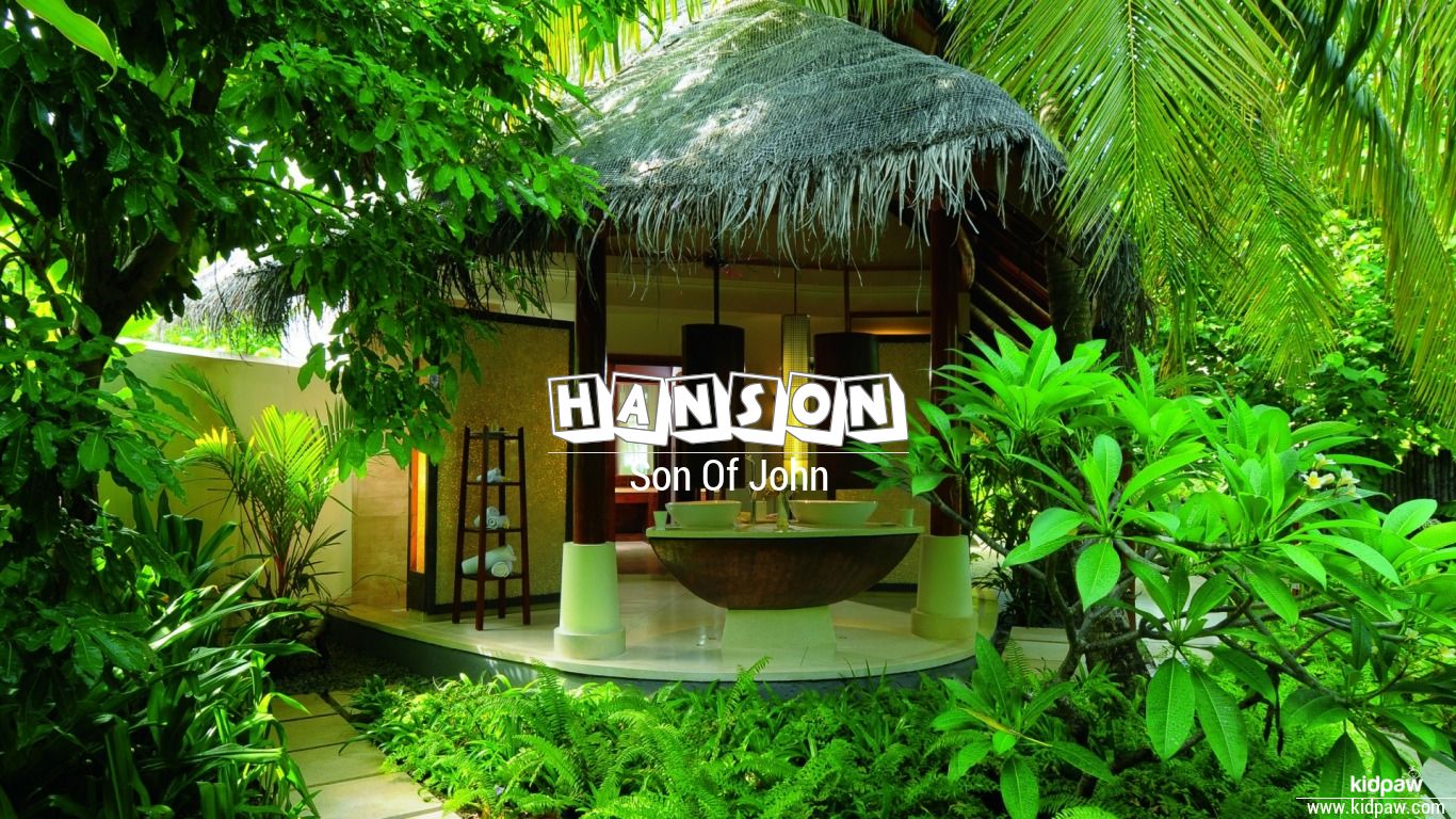 Hanson 3D Name Wallpaper for Mobile, Write Name on Photo Online