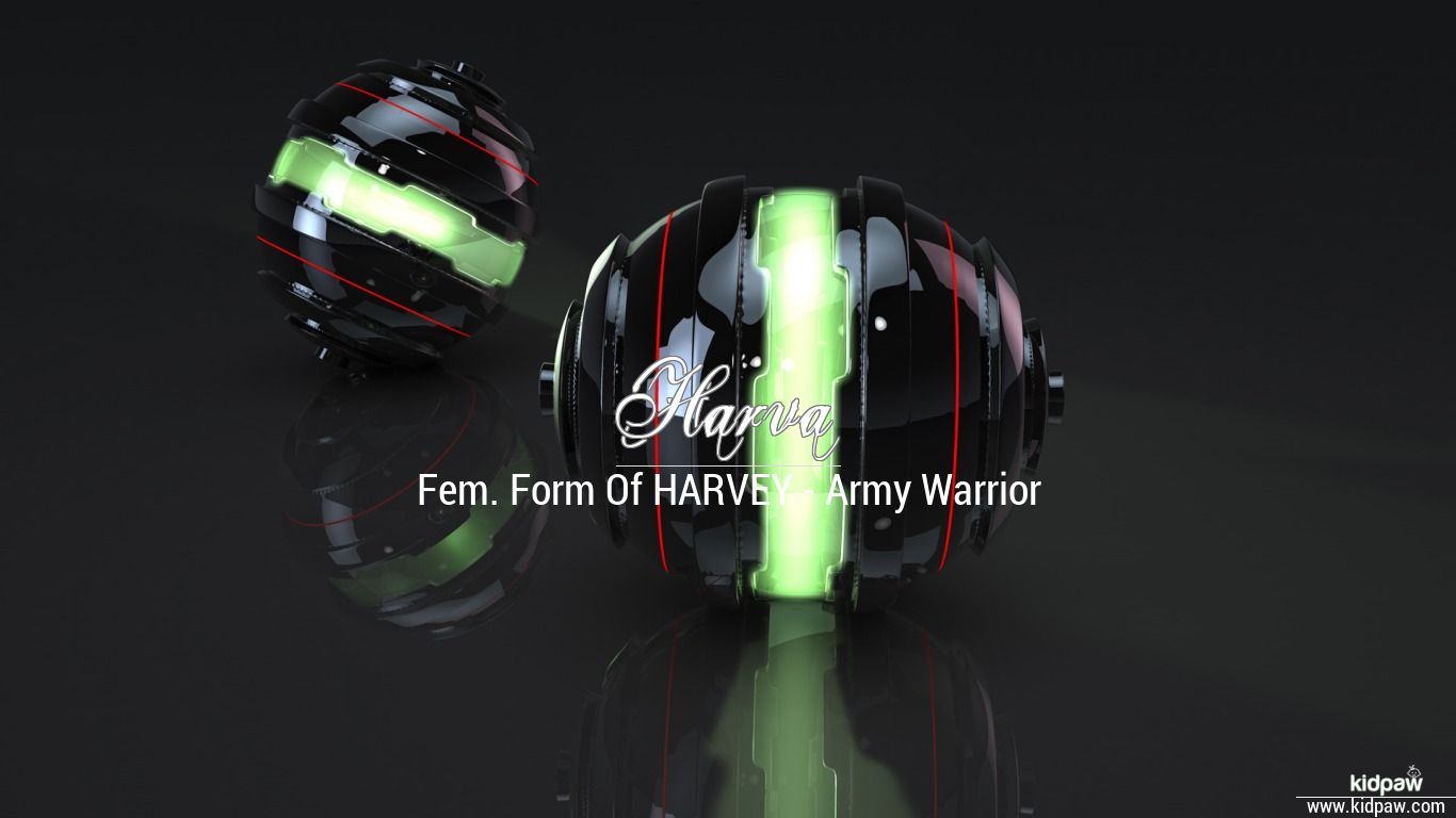 Harva 3D Name Wallpaper for Mobile, Write Name on Photo Online