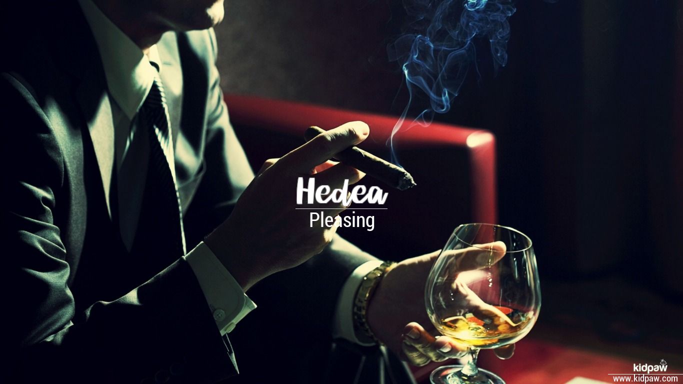 Hedea 3D Name Wallpaper for Mobile, Write Name on Photo Online