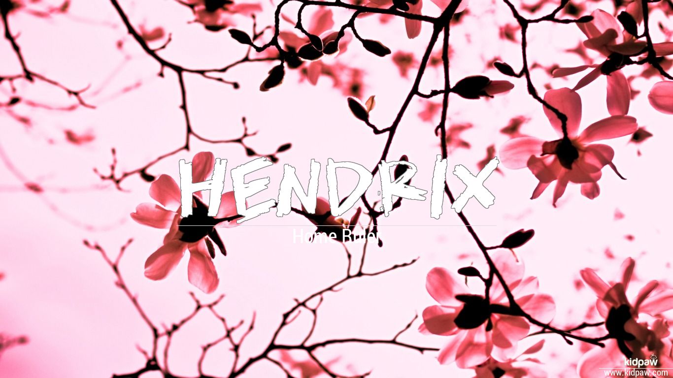 Hendrix 3D Name Wallpaper for Mobile, Write Name on Photo Online