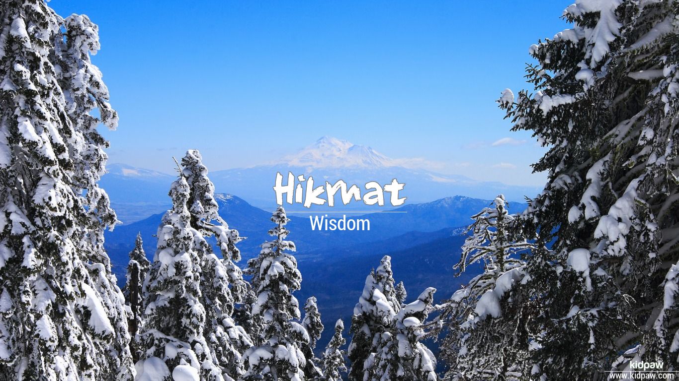Hikmat 3D Name Wallpaper for Mobile, Write حکمت,حكمت Name on Photo Online