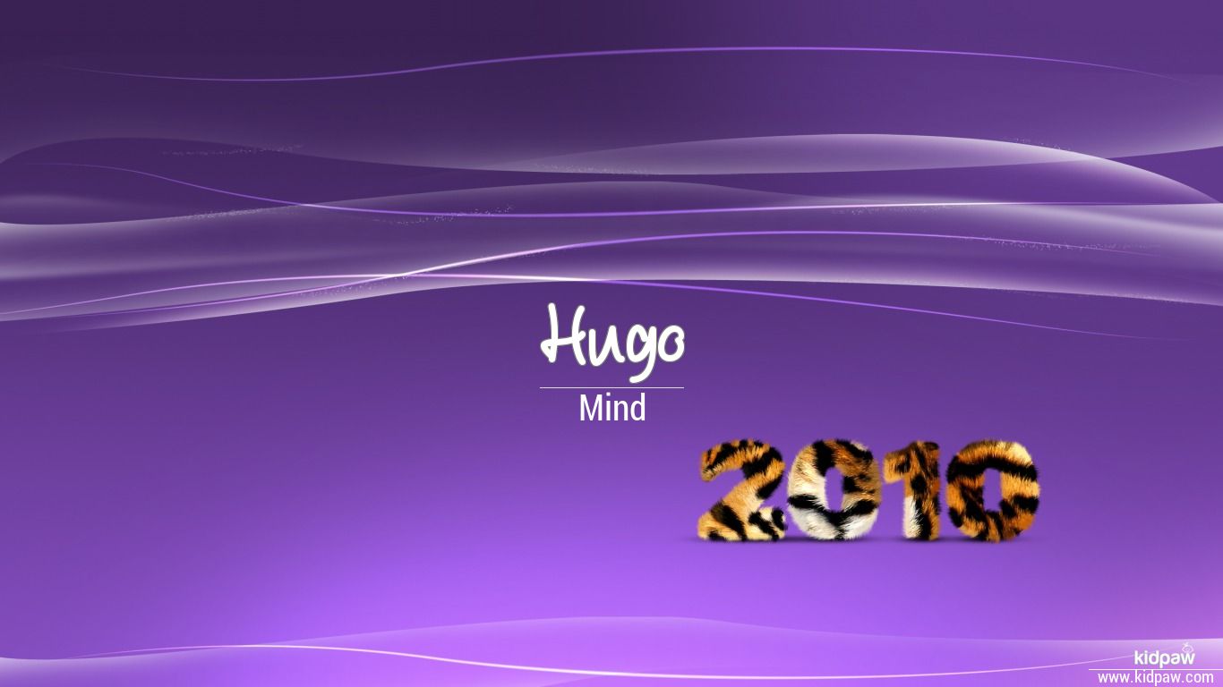 Hugo 3D Name Wallpaper for Mobile, Write Name on Photo Online