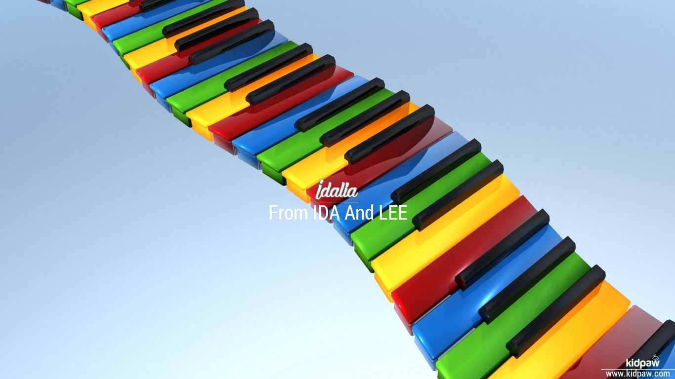 Idalia 3D Name Wallpaper for Mobile, Write Name on Photo Online