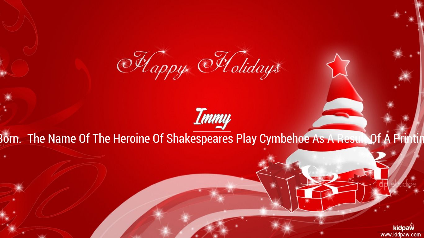 Immy 3D Name Wallpaper for Mobile, Write Name on Photo Online