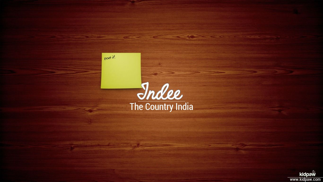 Indee 3D Name Wallpaper for Mobile, Write Name on Photo Online