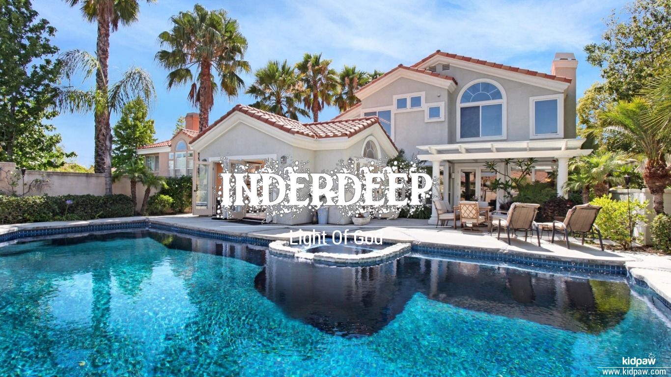 Inderdeep 3D Name Wallpaper for Mobile, Write Name on Photo Online